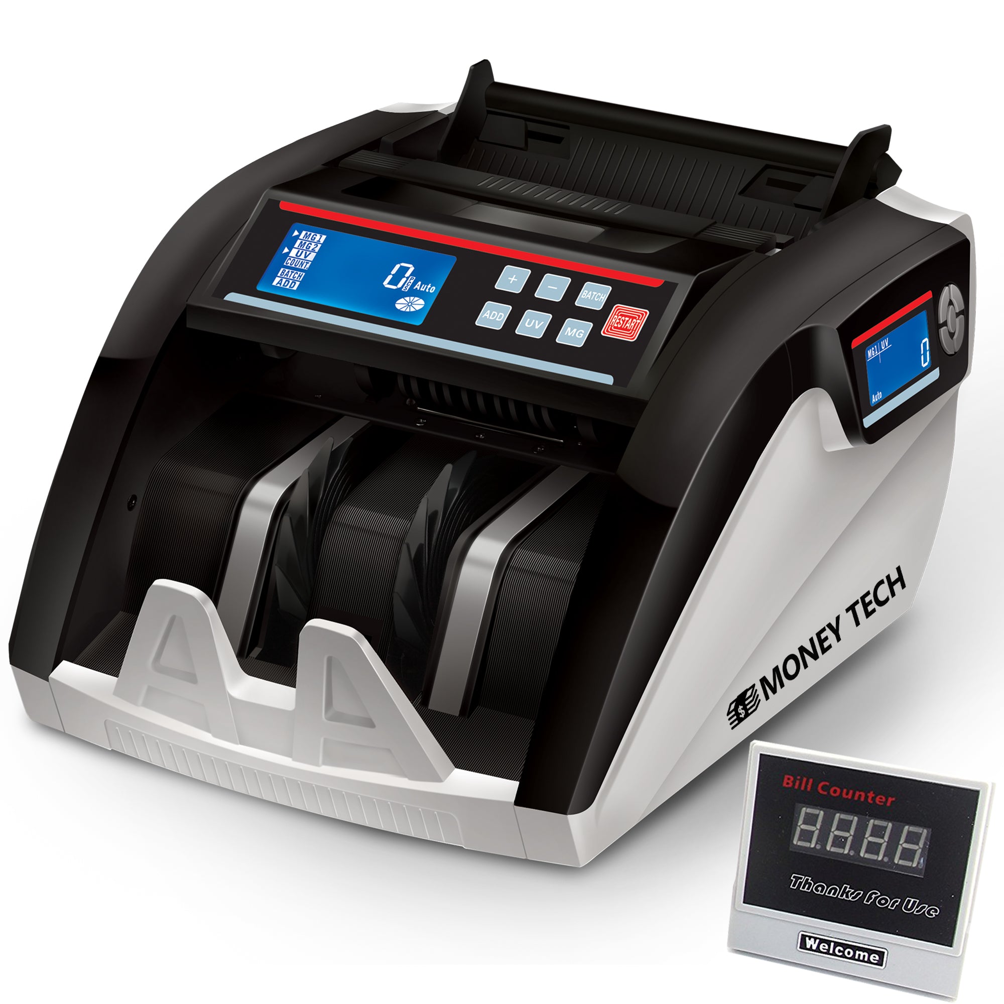 Money Tech Multi-Currency Polymer & Paper Bill Counters – ContemporaryTech